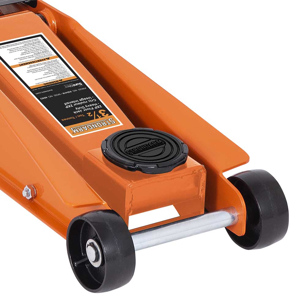 3.5–Ton Service Jack plus 4–Ton Vehicle Stands | 030420 | Hydraulic ...