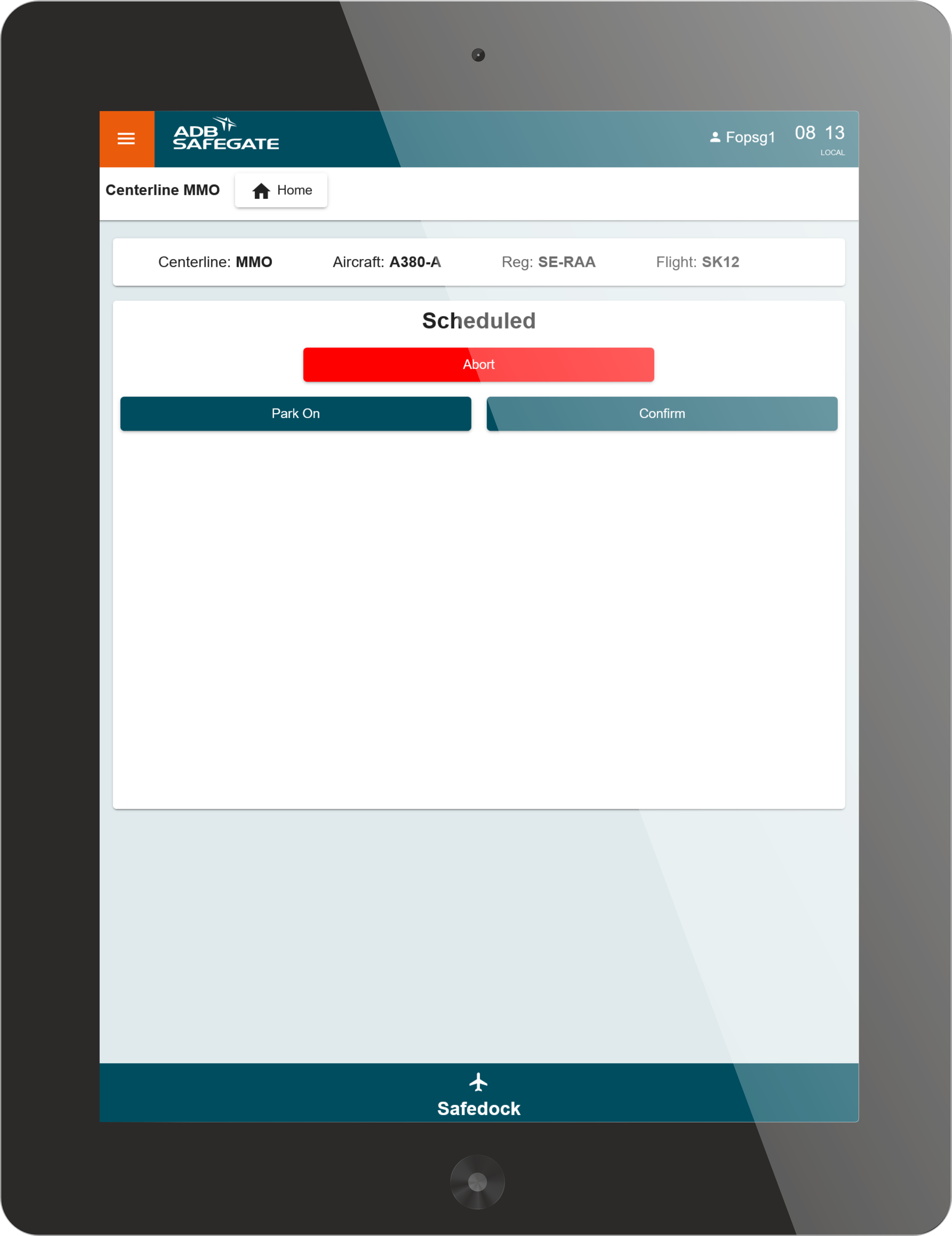 Mobile Operator Panel (MOP) - ADB SAFEGATE