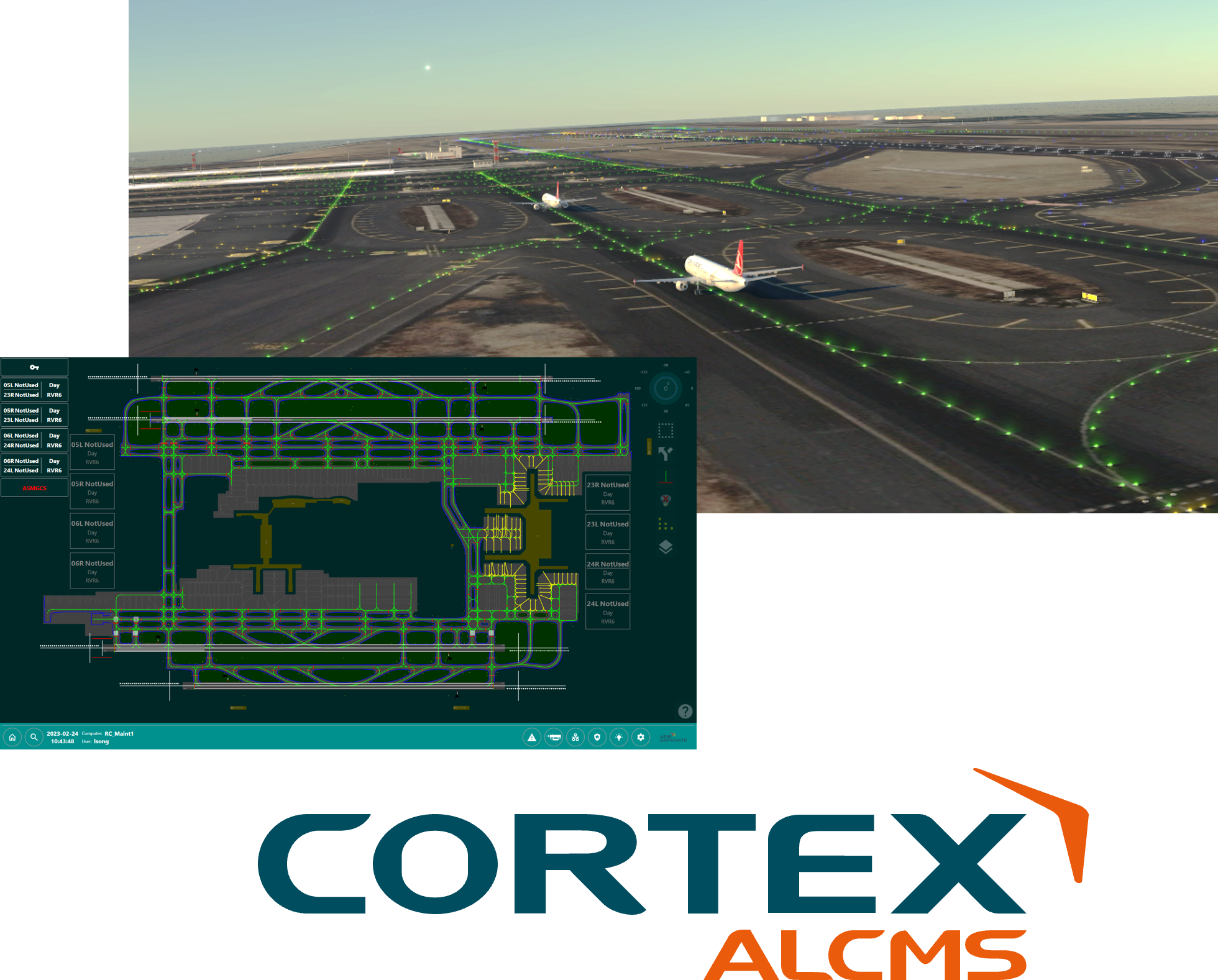 CORTEX ALCMS - Airfield Lighting Control System - ADB SAFEGATE