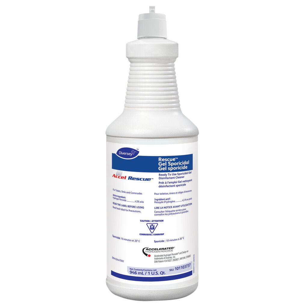 Accel Rescue(TM) Gel Sporicidal 946ml, 12/CT - Ready To Use Sporicidal ...