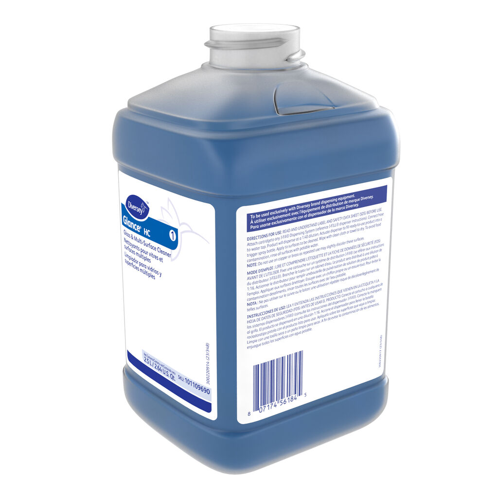 Glance® HC Glass & Multi-Surface Cleaner 1, 2.5L, J-Fill ...
