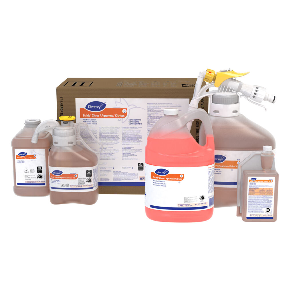 Stride® Citrus HC Neutral Cleaner 6, 2.5L, J-Fill® / QuattroSelect®, 2 ...